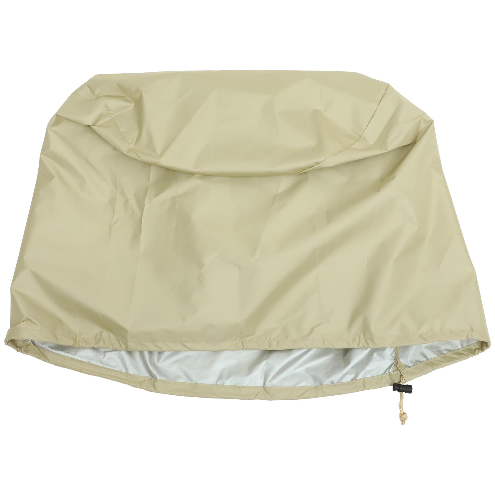 Yardwe Round Patio Table Cover Furniture Cover Outdoor Coffee Table Covers Tea Table Covers, 17.6 x 18.4 Inches