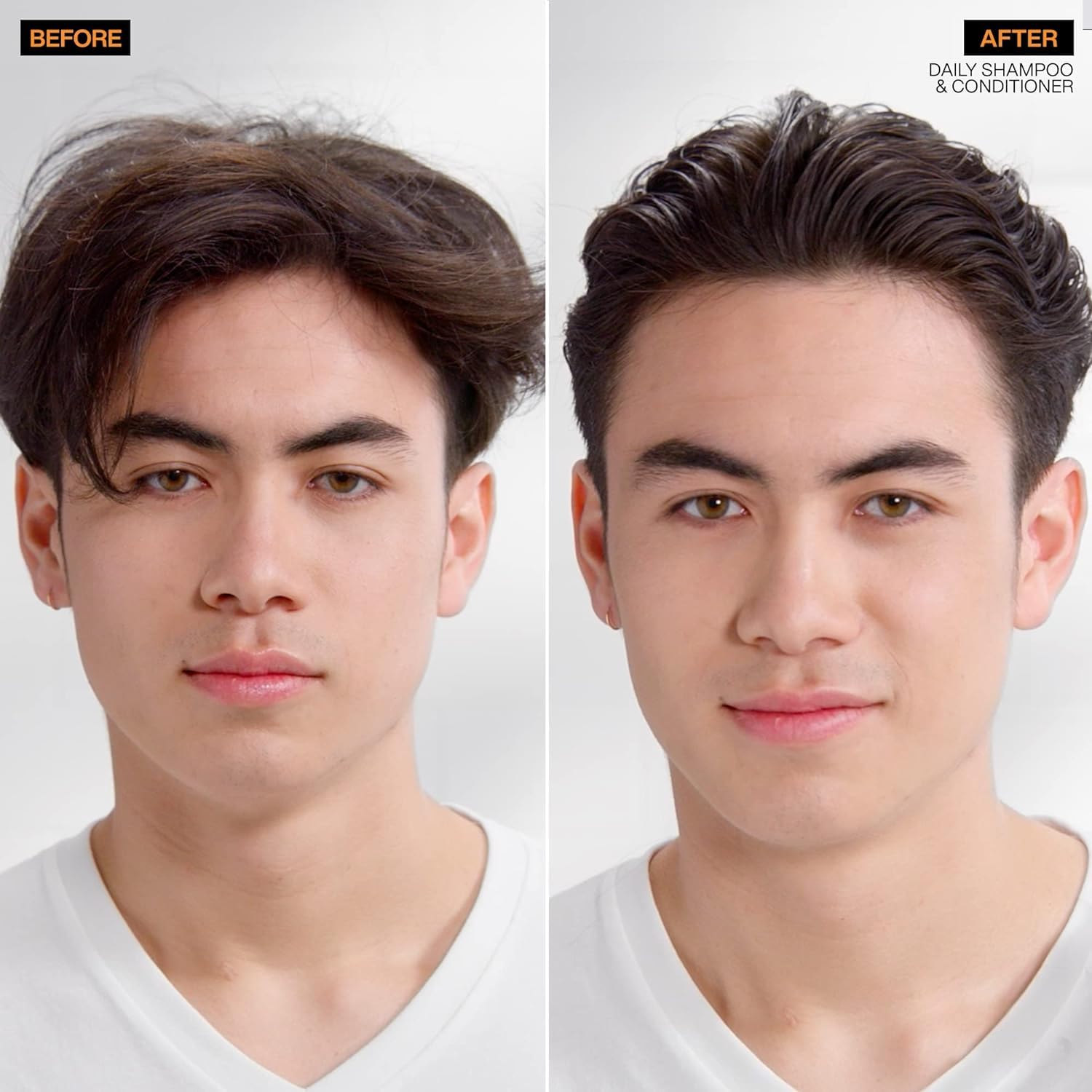 Redken Brews Daily Shampoo and Conditioner For Men, Lightweight Cleanser For All Hair Types