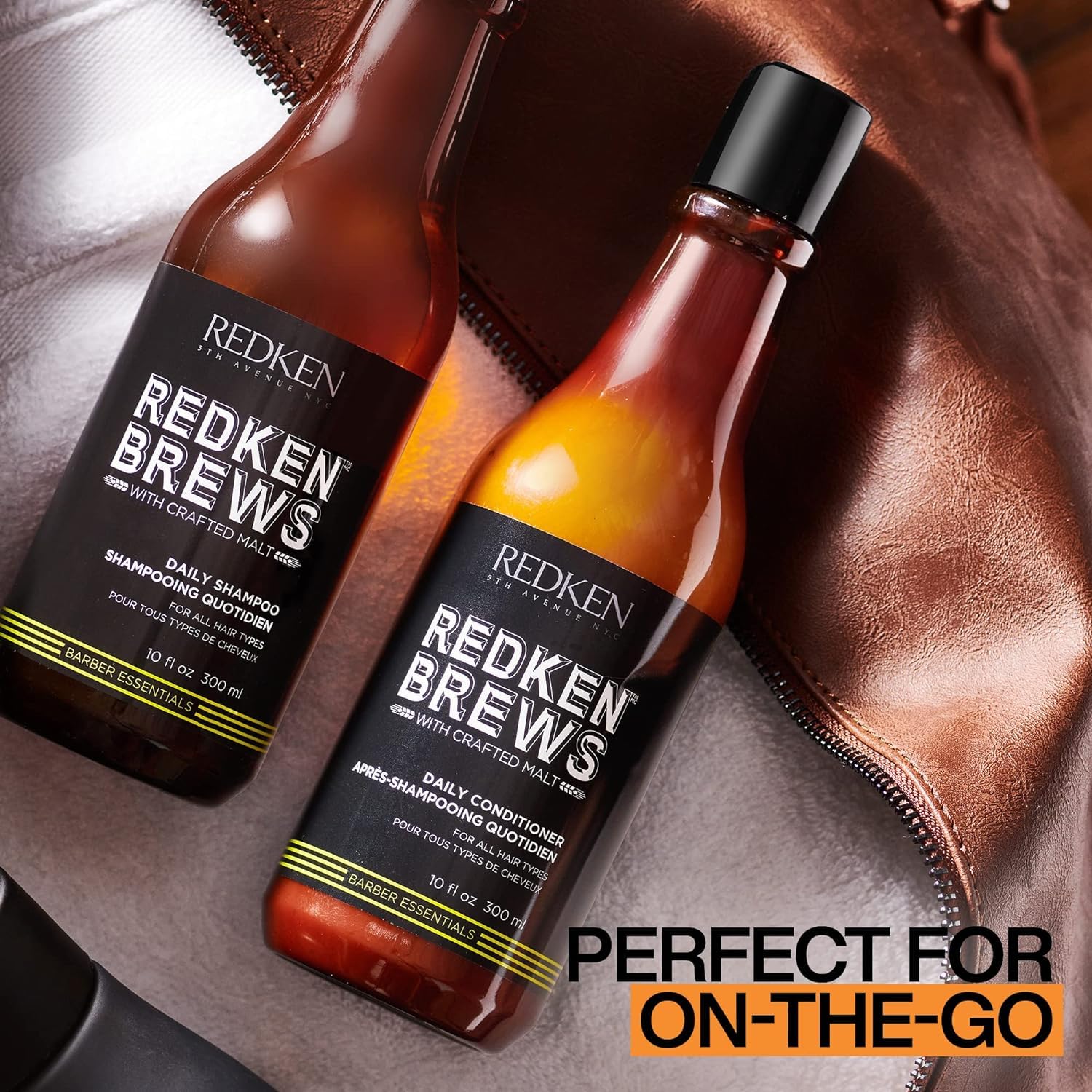 Redken Brews Daily Shampoo and Conditioner For Men, Lightweight Cleanser For All Hair Types