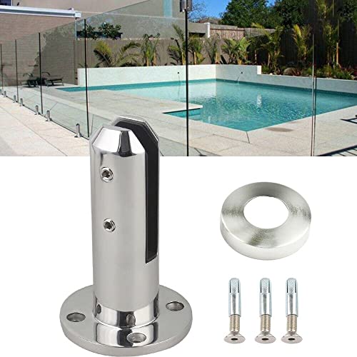 DOUBAO Spigots Stairs Swimming Pool Spigot Glass Balustrade Railing Balcony Home Garden Bathroom Fence Railing Clip Stainless Steel