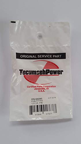 Tecumseh 640363 Lawn & Garden Equipment Engine Carburetor Fuel Inlet Fitting Genuine Original Equipment Manufacturer (OEM) Part