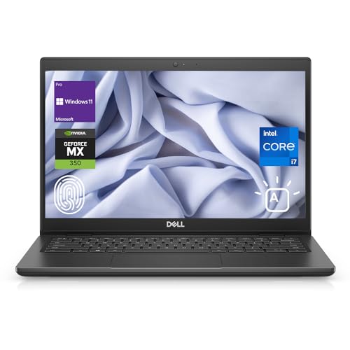 DELL Latitude 3000 Series 3420 Business Laptop, 14" FHD Display, Intel Core i7-1165G7, NVIDIA GeForce MX350, 16GB RAM, 512GB SSD, FP Reader, Backlit KB, HDMI, Wi-Fi, Windows 11 Pro