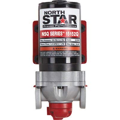 NorthStar 12 Volt High Pressure Sprayer Diaphragm Pump - 1.5 GPM, 150 PSI, Quick-Connect Ports