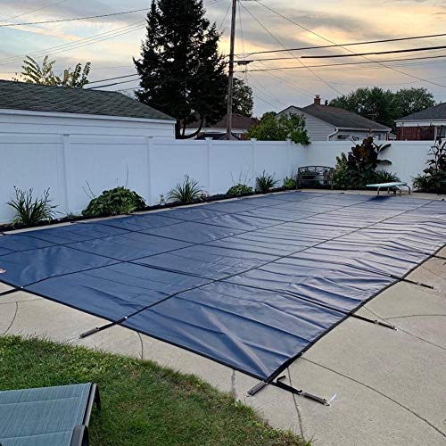 LXLA Swimming Pool Safety Cover, Winter Pool Cover for Inground Pools, Easy Clean with Rainwater Permeability, for Garden/Hotel/Engineering (Size : 3m x 10m (10ft x 33ft))