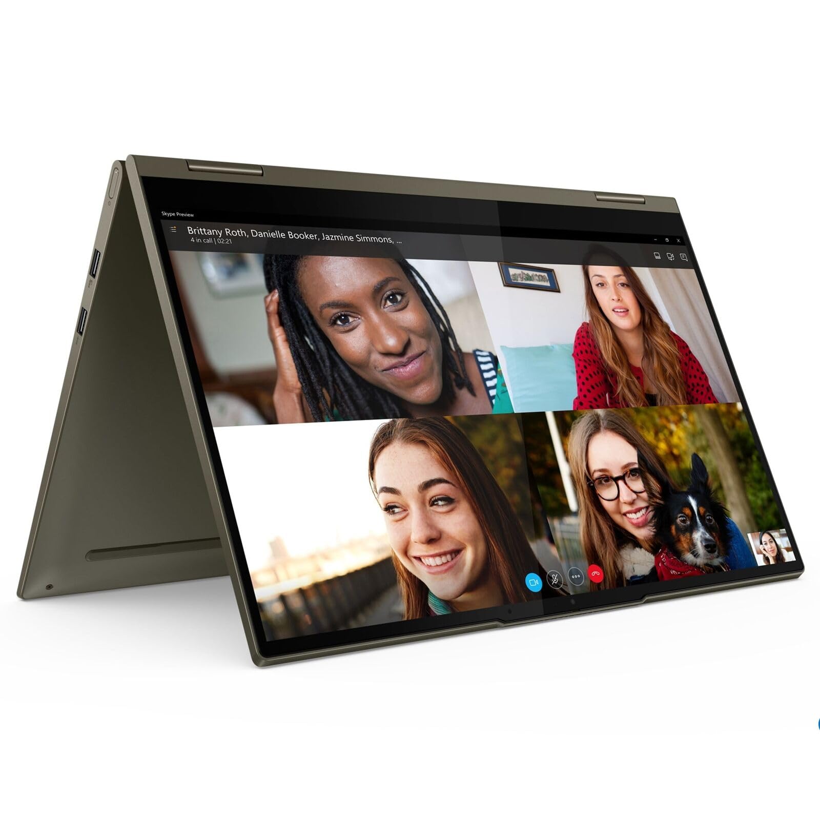 Lenovo Yoga 7i Laptop, 15.6" FHD IPS LED, i7-1165G7, 12GB, 512GB, Win 11 Home Notebook PC 82BJ007SUS