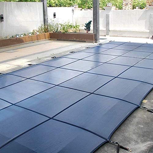 Covers Rectangular In Ground Pool Safety Blue Mesh, Outdoor Garden Yard Fallen Leaves Net, Easy Installation, 1/2/3/4/5/6/7/8 m (Size : 400×600cm/13×19ft)