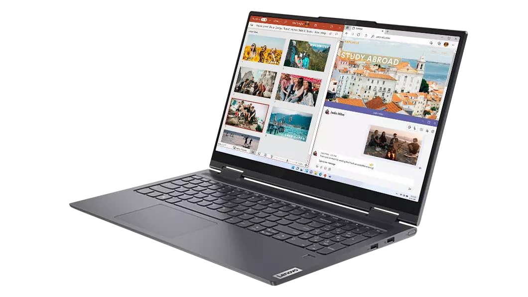 Lenovo Yoga 7i Laptop, 15.6" FHD IPS LED, i7-1165G7, 12GB, 512GB, Win 11 Home Notebook PC 82BJ007SUS