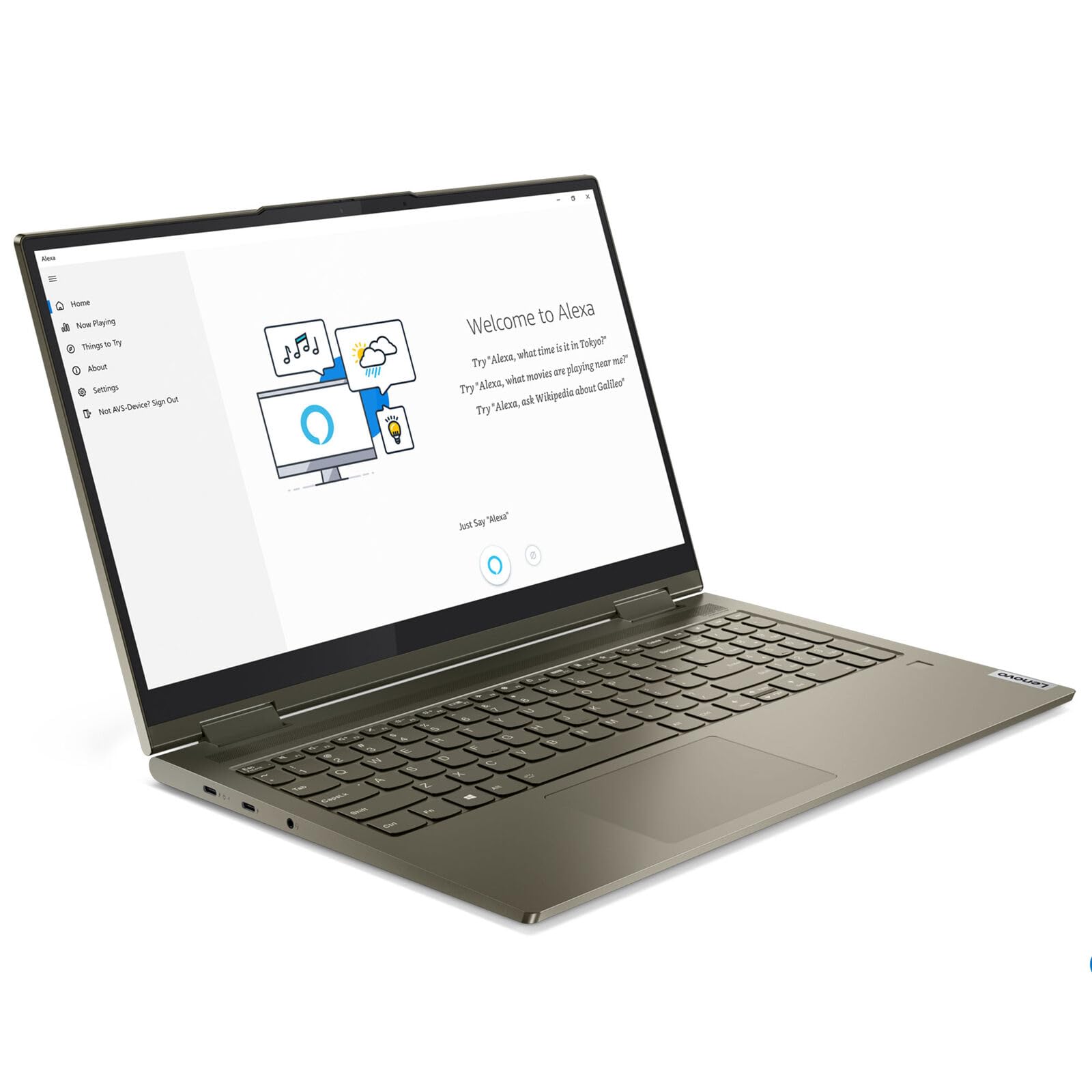 Lenovo Yoga 7i Laptop, 15.6" FHD IPS LED, i7-1165G7, 12GB, 512GB, Win 11 Home Notebook PC 82BJ007SUS