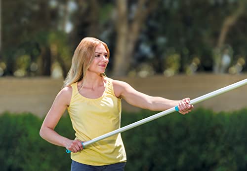 INTEX 29054E 94in Telescoping Aluminum Pole For Above Ground Pool Maintenance