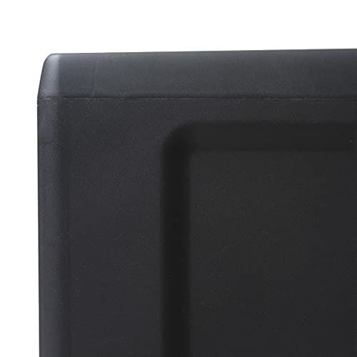 OUSEE Garden Storage Cabinet with 1 Shelf Black