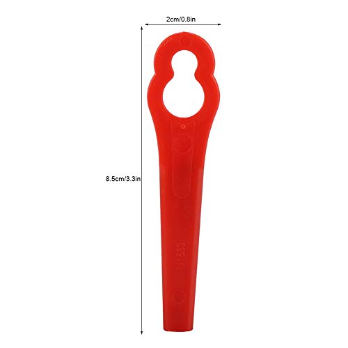 100Pcs Mower Cutter Blade Plastic Machine Trimming Blades Motor Brush Trimmer Parts Kit for FRT18A FRT18A1 Art 46155 FRT20A1 Accessories