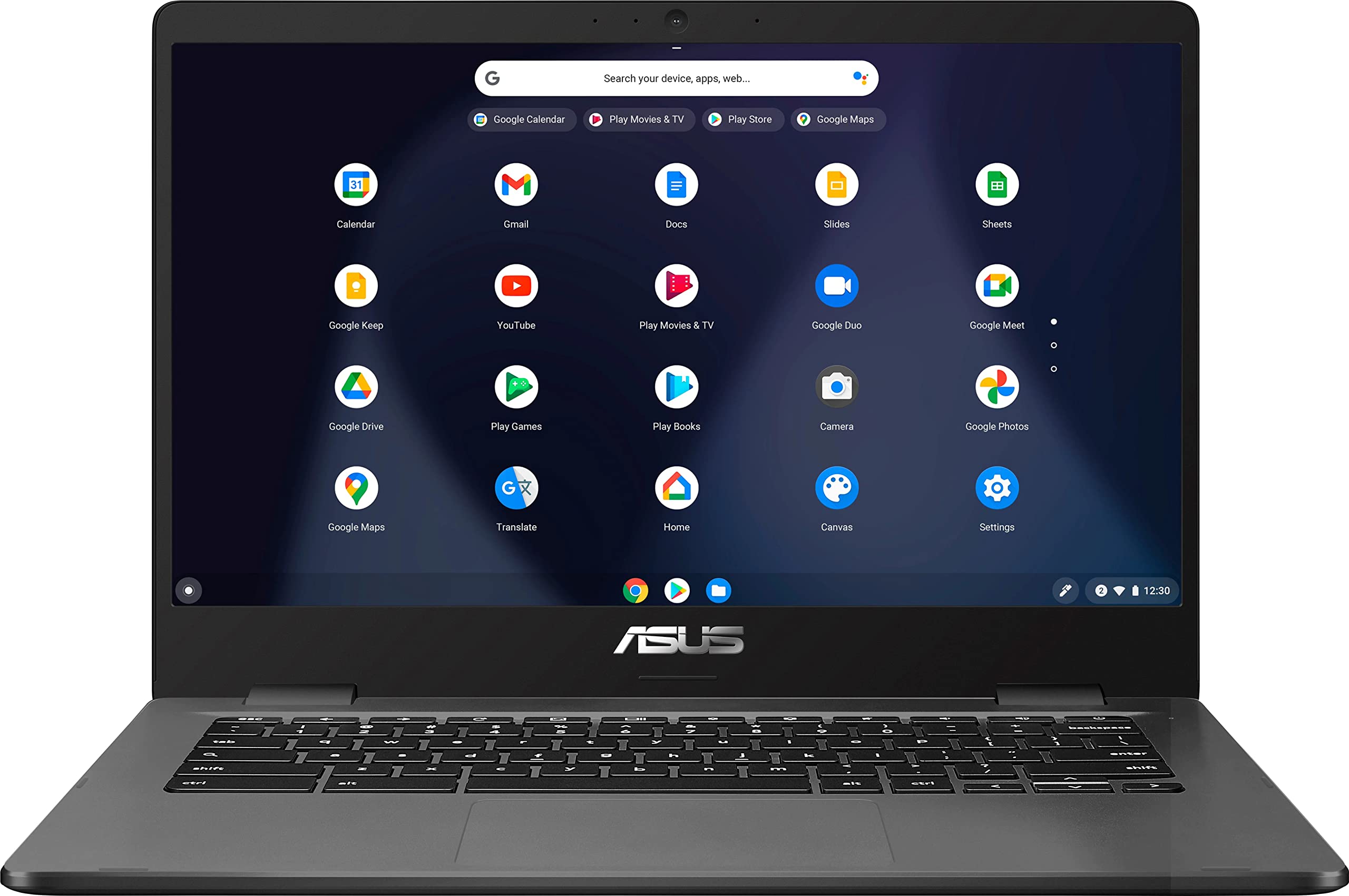 asus Chromebook Thin Light Laptop, 14'' HD Nano-Edge Display, Intel Celeron N3350 (Upto 2.4GHz), 4GB RAM, 96GB Storage (32GB eMMC +64GB SD),Webcam, WiFi, Long Hour Battery, Chrome OS+HubxcelAccessory