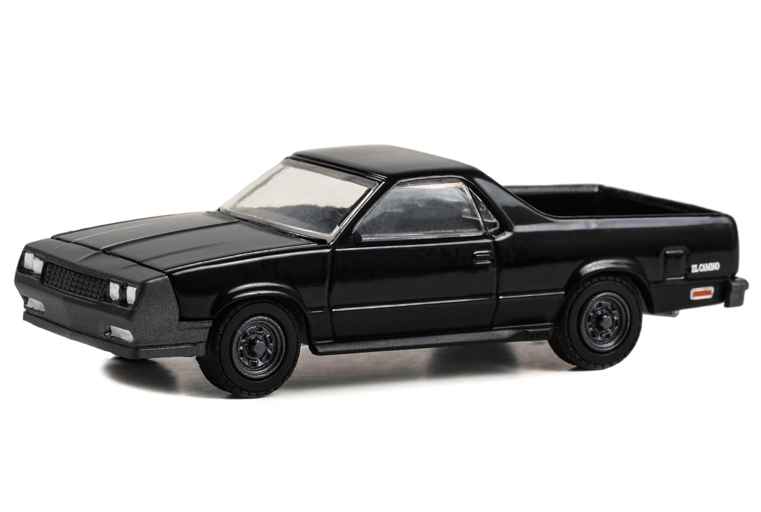1978 Chevy El Camino Super Sport Black Black Bandit Series 28 1/64 Diecast Model Car by Greenlight 28130B