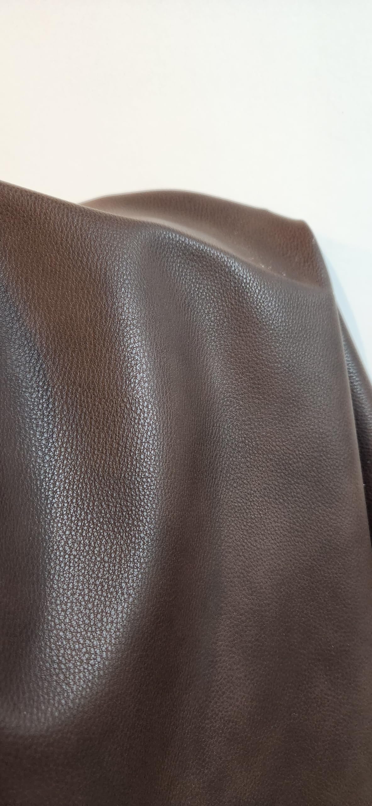 NAT Leathers | Pebblegrain Vegan Leather PU (Peta Approved Vegan) | 1 Yard (36 inch x 54 inch) Cut by Yard | Synthetic Pleather 0.9 mm Upholstery | 36"x54" (Cacao Brown)