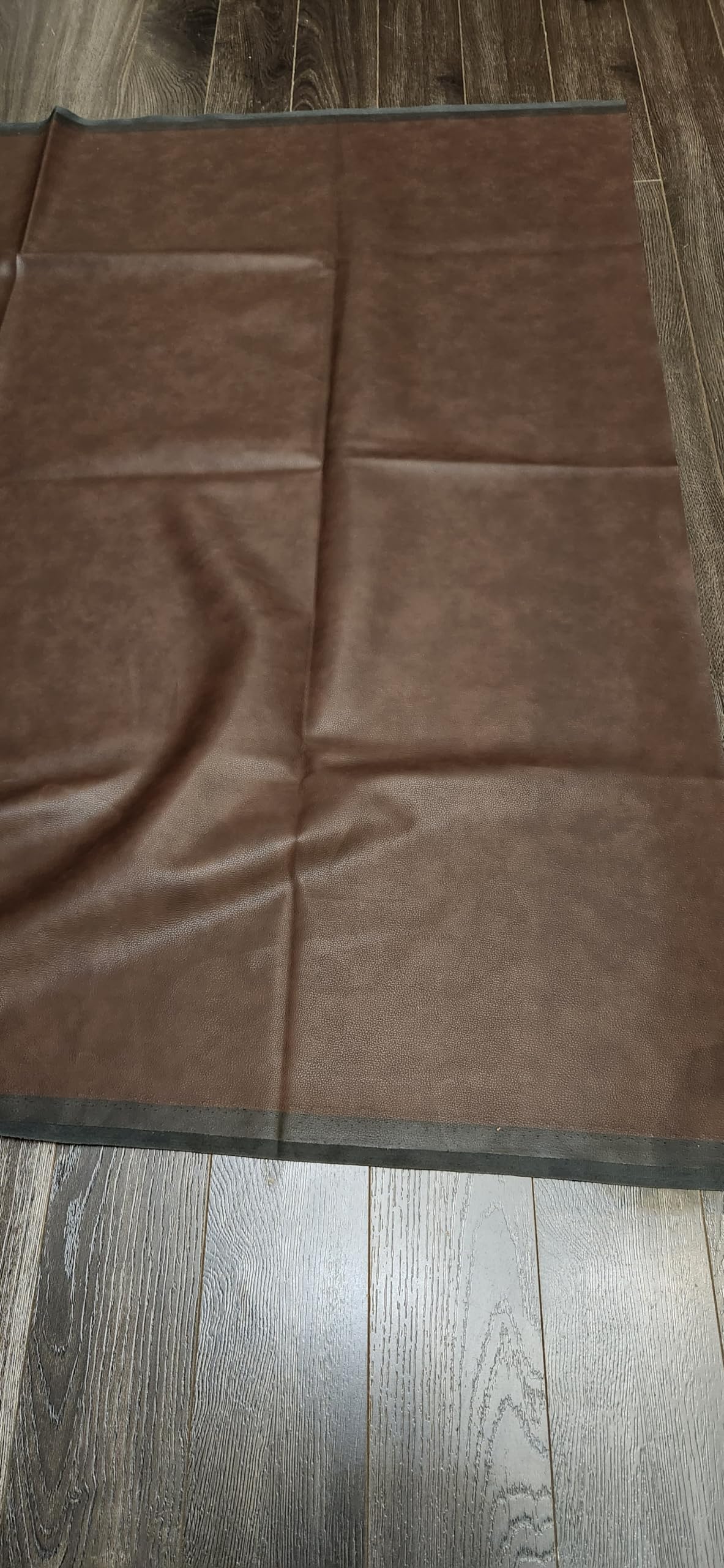 NAT Leathers | Pebblegrain Vegan Leather PU (Peta Approved Vegan) | 1 Yard (36 inch x 54 inch) Cut by Yard | Synthetic Pleather 0.9 mm Upholstery | 36"x54" (Cacao Brown)