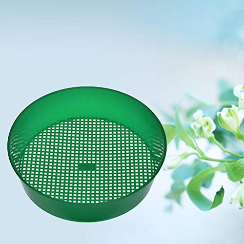 Garden Potting Riddle Garden Soil Sifter Garden soil sieve Sieve Plastic Riddle Soil Sieve Mesh Screen Gardening Seedling mesh garden sieve Tool compost sieve Soil Filter Soil Filter