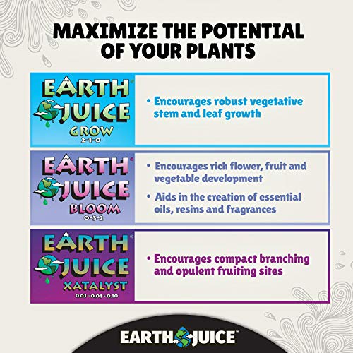 Earth Juice Hydroponic & Indoor Gardening Starter Kit Plant Fertilizer and Nutrients