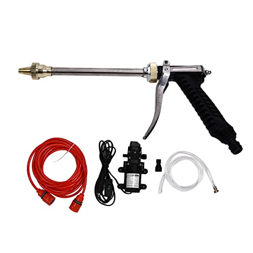 Demeras Electric Pressure Washer Pump, Intelligent 12V Pressure Washer Portable for Roofs for Gardens