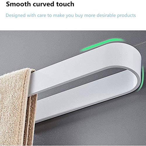 LIRUXUN Bathroom Towel Bar, Hand Towel Holder Cloths Hanger,Towel Bar Self Adhesive Bathroom Storage Rack Bath Wall Shelf Rack Bathroom Organizers