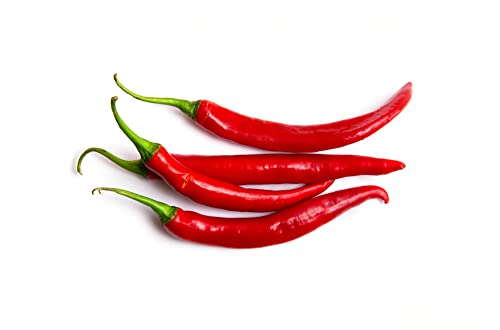 Long Red Thin Cayenne Pepper Seeds for Planting, 100+ Heirloom Seeds Per Packet, (Isla's Garden Seeds), Non GMO Seeds, Botanical Name: Capsicum annuum, Great Home Garden Gift