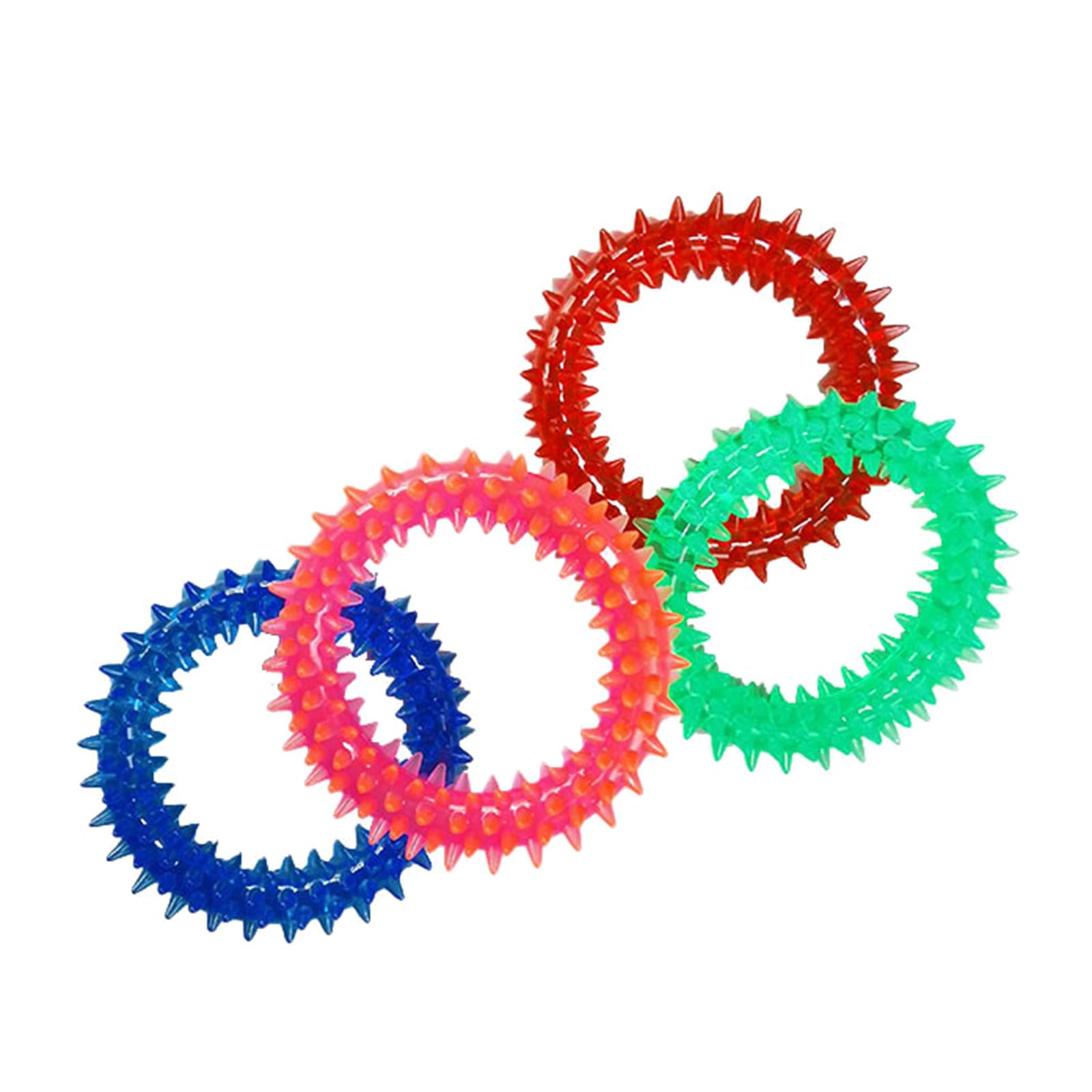 Whigetiy Pet Ring-Shape Molar Rod Durable Chew Toy Puppy Teething for Teething Cleaning Dog Ring Chew Ring Toy Teeth Cleaning Dog Teething Toy for Teeth Cleaning