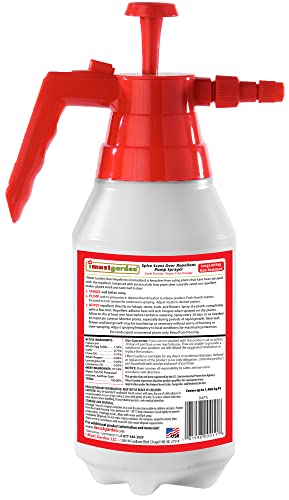 I Must Garden Deer Repellent: Easy Pump Spray Bottle - Spice Scent Deer Spray for Gardens & Plants β 45oz Ready to Use