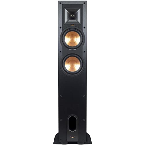Klipsch Reference R-26FA Floorstanding Speaker, Black, Pair (Renewed)