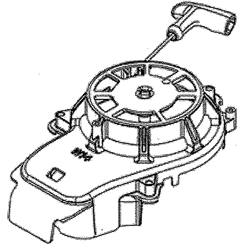 Briggs & Stratton 597268 Lawn & Garden Equipment Engine Recoil Starter Assembly Genuine Original Equipment Manufacturer (OEM) Part