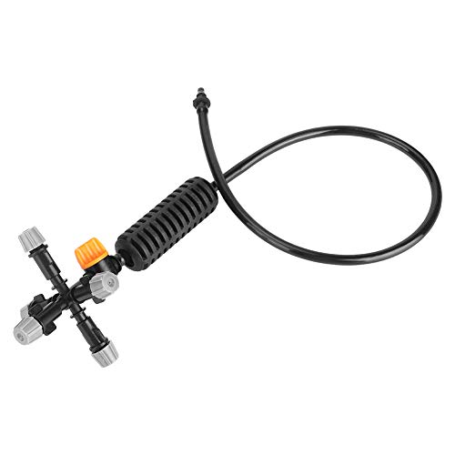 Shanrya 5-Head Nozzle Spray, Micro Irrigation System, Mist Cool Nozzle Roof Cooling for Garden Irrigation