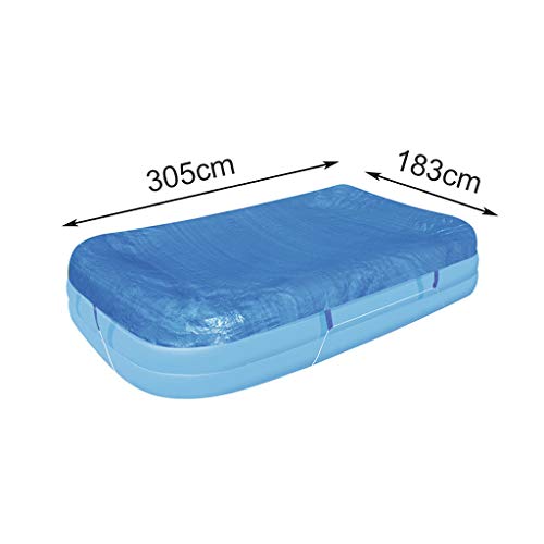 Paddling Pools Inflatable Pool Family For Garden Swimming Cover Outdoor Tools & Home Improvement Small Pool Floats for Kids 3-10 (Blue, One Size)