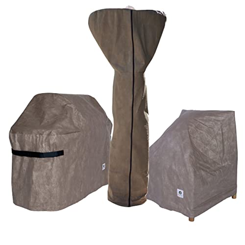 Duck Covers Elite Water-Resistant 50 Inch Square Fire Pit Cover, Patio Furniture Covers