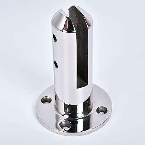 DOUBAO Spigots Stairs Swimming Pool Spigot Glass Balustrade Railing Balcony Home Garden Bathroom Fence Railing Clip Stainless Steel