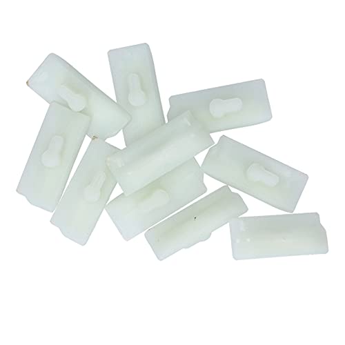 Akozon 10PCS Chain Guide, MS290 381 360 390 440 640 660 Anti-dust Cover pad Bumper Strip Fit for Slider Steele Accessories Garden Tool Chainsaw Replace Parts
