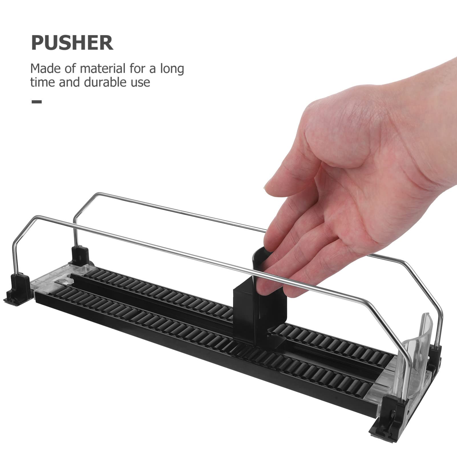 UKCOCO Supermarket Shelf Pusher Beverage Shelf Glide Fridge Bottle Can Organizer (300-310MM )