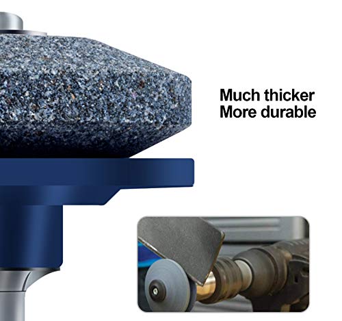 S SATC 6 Pack Lawn Mower Blade Sharpener Universal Multi-Sharp Lawn Too for Any Power Drill or Hand Drill Sharpening Stone Mower Tools