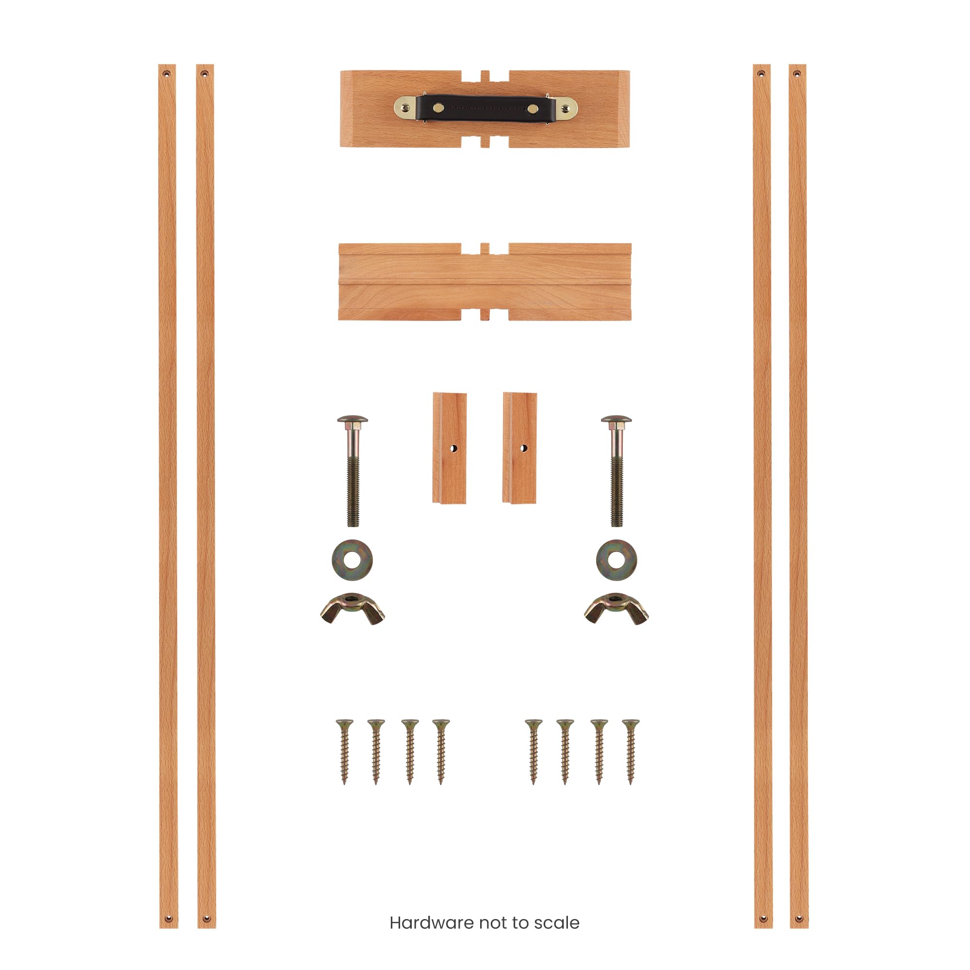 Creative Mark Wet Canvas Protector and Carrier - Wood Canvas Carrier with Handle to Protect Wet Canvases Without Smearing or Damage