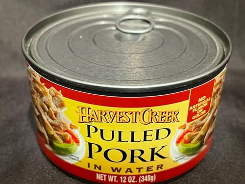 Pack of 15 Harvest Creek Pulled Pork in Water 12oz Cans No artificial flavor No artificial color Product of USA A healthy, low-fat option that's fully cooked and ready to eat