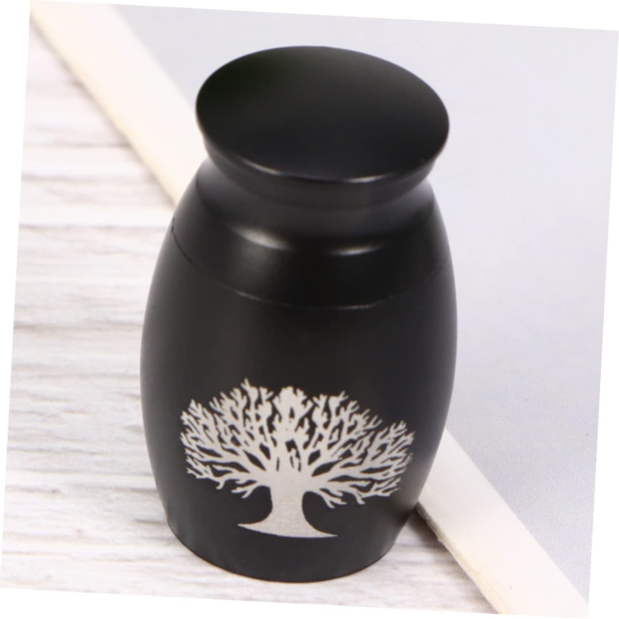 DECHOUS Stainless Steel Urn Pet Cinerary Urn Printed Cremation Urn Decent Pet Funeral Casket Commemorative Casket