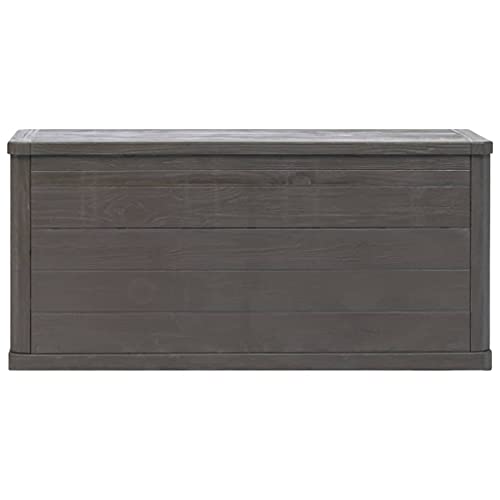 BIGBARLEY Deck Box ,Outdoor Storage Box for Patio Cushion, Pillows, Pool Toy, Garden Tool and Hose Storage,Patio Storage Box 74 gal Brown