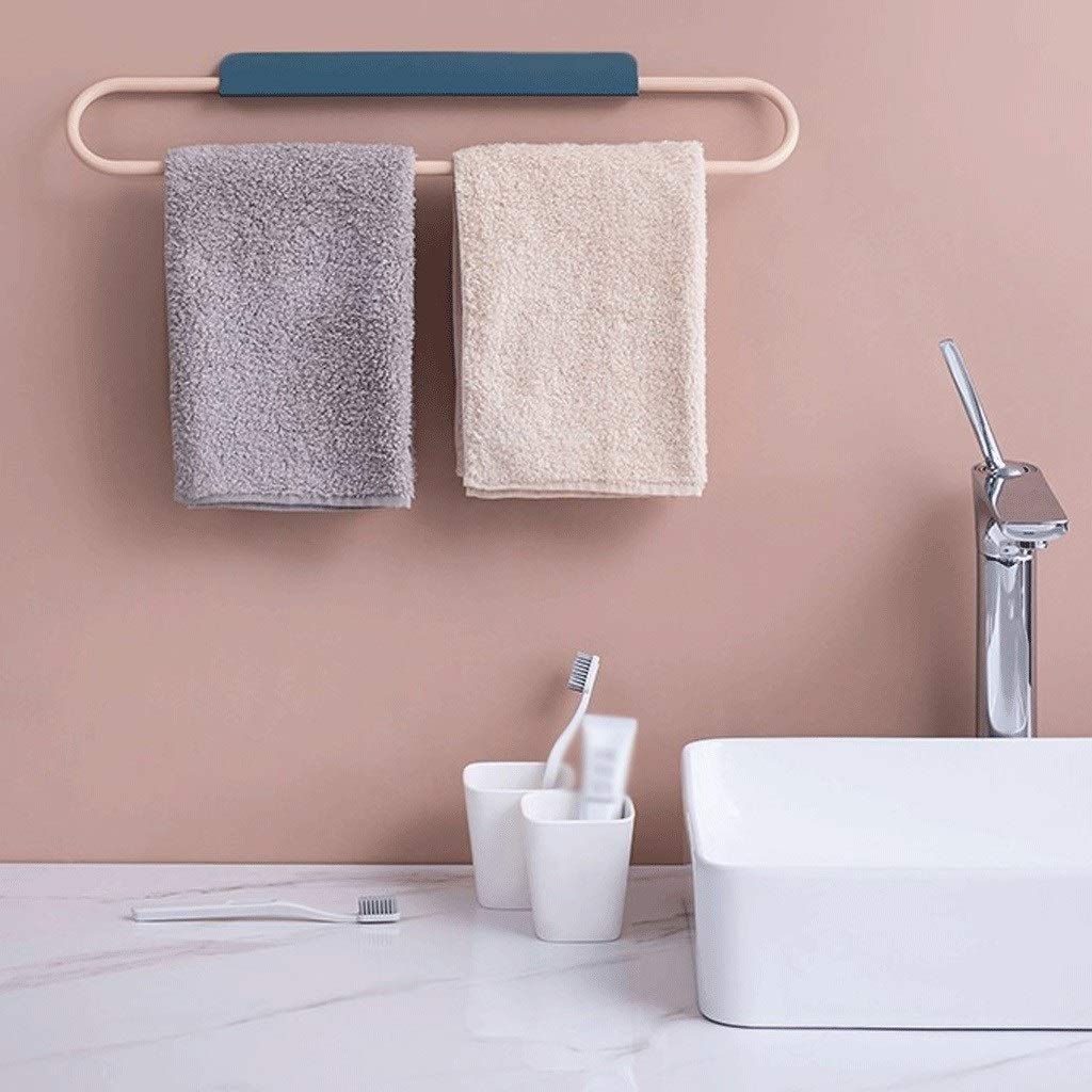 CHUNYU Silver Hand Towel Holder, Free Standing Towel Rack, Stainless Steel Necklace Holder Jewelry Organizer Bracelet Display Stand