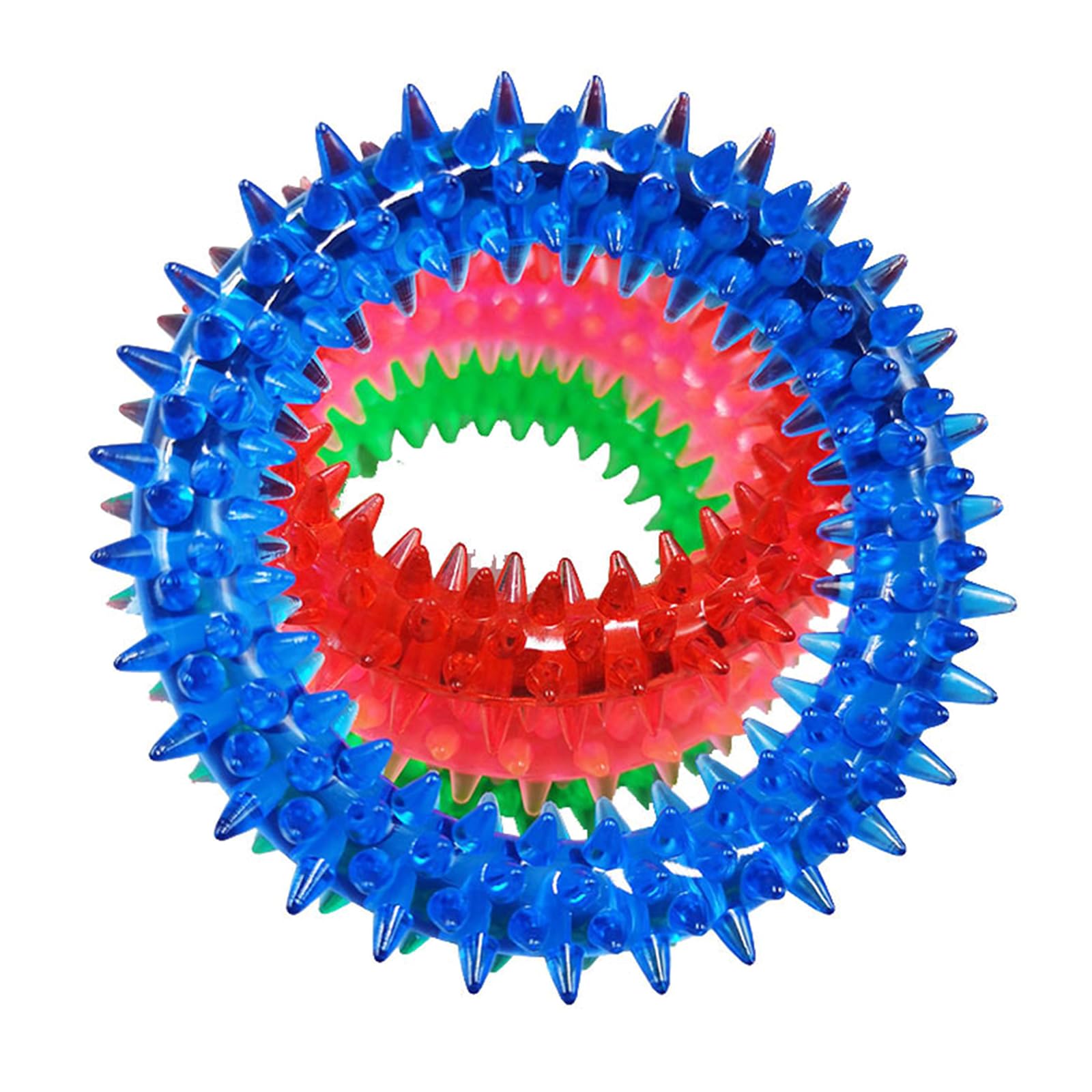Whigetiy Pet Ring-Shape Molar Rod Durable Chew Toy Puppy Teething for Teething Cleaning Dog Ring Chew Ring Toy Teeth Cleaning Dog Teething Toy for Teeth Cleaning