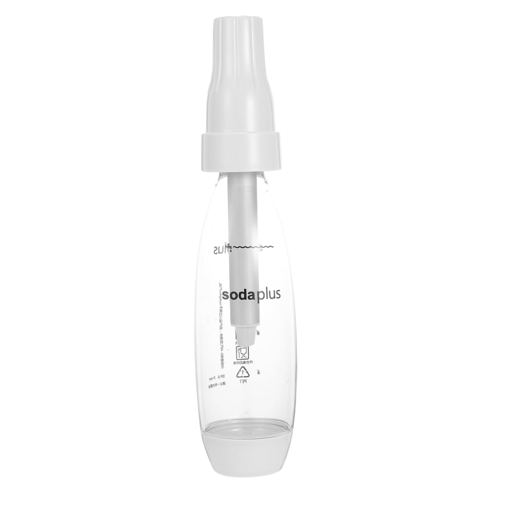 TIDTALEO 1pc sparkling water machine water carbonator DIY tools carbonated drink maker carbonating soda machines for home Beverage Maker Tool chemical machine white food grade bpa household