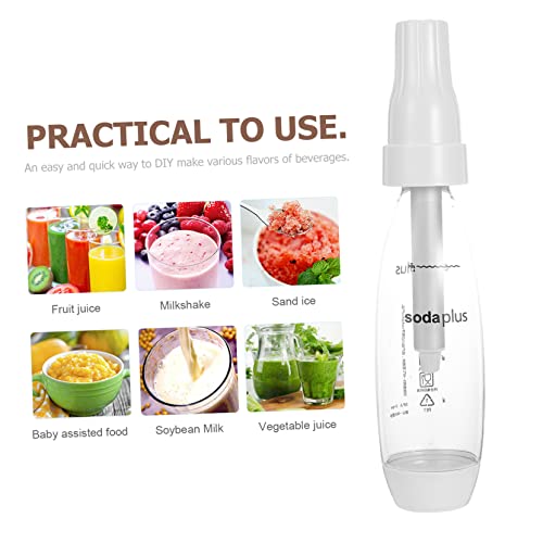 1pc sparkling water machine carbonating soda maker machine for home co2 water carbonator fizzy beverage machine fizzy drink maker DIY tools white food grade bpa cocktail household