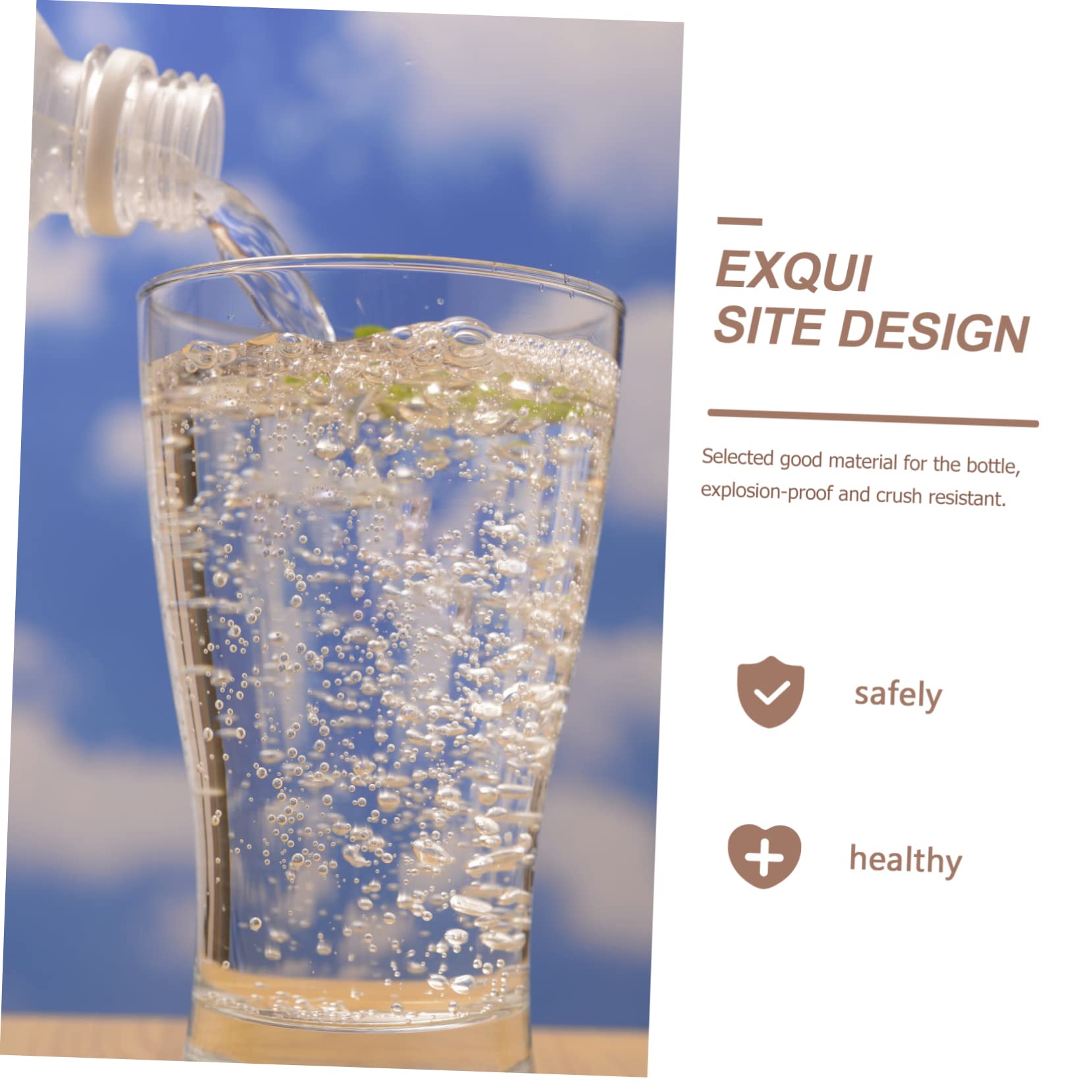 OKUMEYR 1pc Sparkling Water Machine Carbonating Beverages Maker Seltzer Water Machine Co2 Water Carbonator Soda Maker Machine for Home Chemical Machine Food Grade Bpa Bubble White