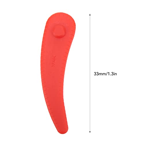 Lawn Mower Blades, Durable, Flexible, Household 25 pcs. Lawn Mower Blades Fast ABS Cut for Garden Red