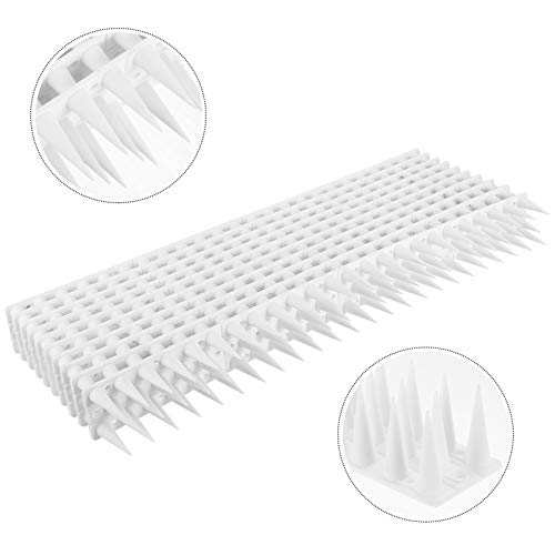 Happyyami 20 pcs Fence Wall Spikes Anti Climb Fence Wall Spikes Burglars Garden Security Anti Climb cat/Intruder Deterrent