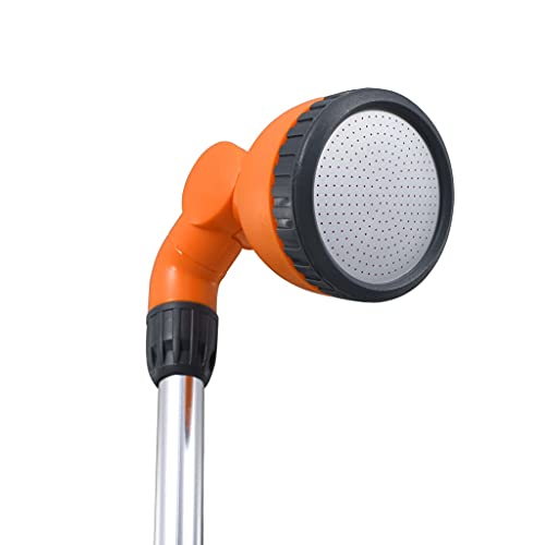xiannv Garden Shower with Tripod 87" Aluminium Garden Shower with Base Adjustable Pressure Wood Outdoor Multi Colors
