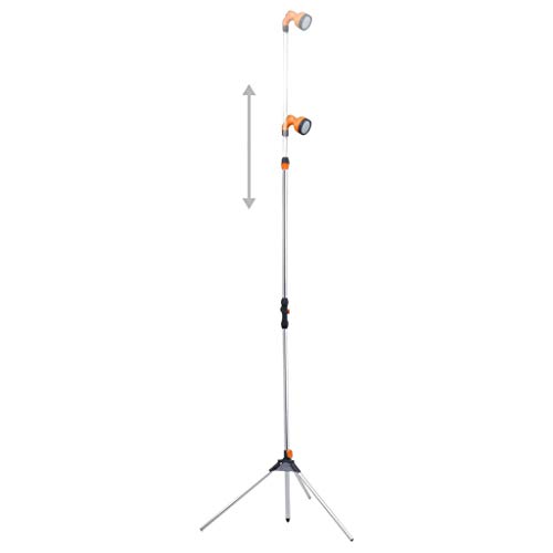 xiannv Garden Shower with Tripod 87" Aluminium Garden Shower with Base Adjustable Pressure Wood Outdoor Multi Colors