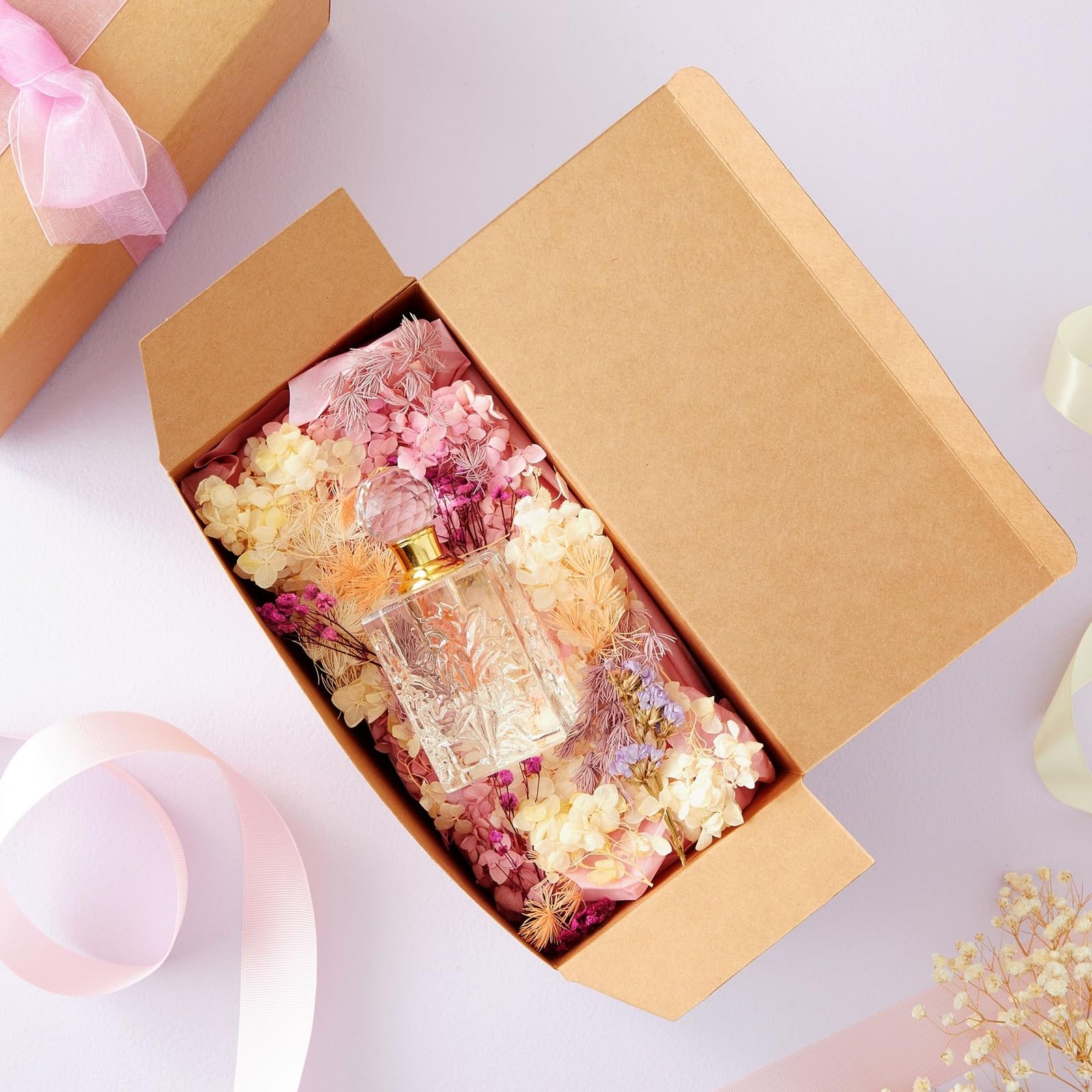 Kraft Paper Tumbler Boxes for Gift Wrapping, Shipping, Party Favors (9 x 4.5 x 4.5 In, 20 Pack)