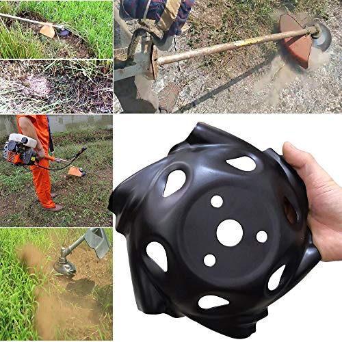 MAMaiuh Weed Trimmer Head Lawn Mower Sharpener Weed Trimmer Head for Power Lawn Mower Mini-Mower for Home Garden Lawn Repair (Black)
